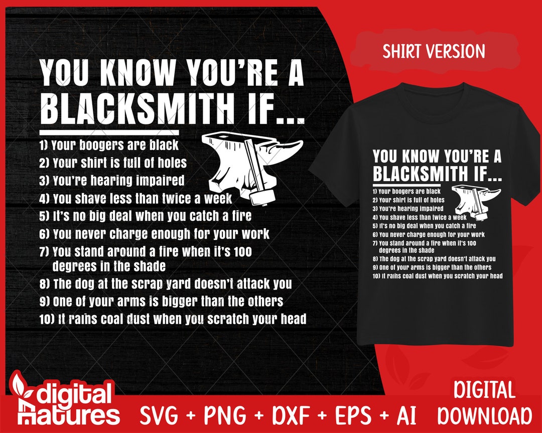 You're A Blacksmith Svg Files Forge SVG, Blacksmithing Svg, Metalsmith ...