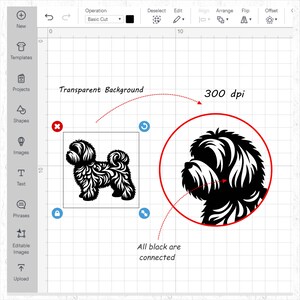 Doodle Art Dog 28 Breeds Standing Dog Svg Dxf Pdf- Dog Ornaments, Dog ...