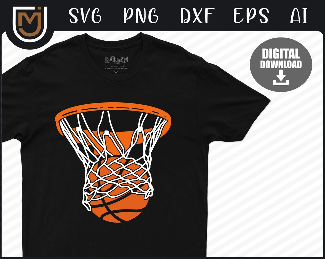 Basketball SVG Files Ring Basketball PNG Sports SVG | Etsy
