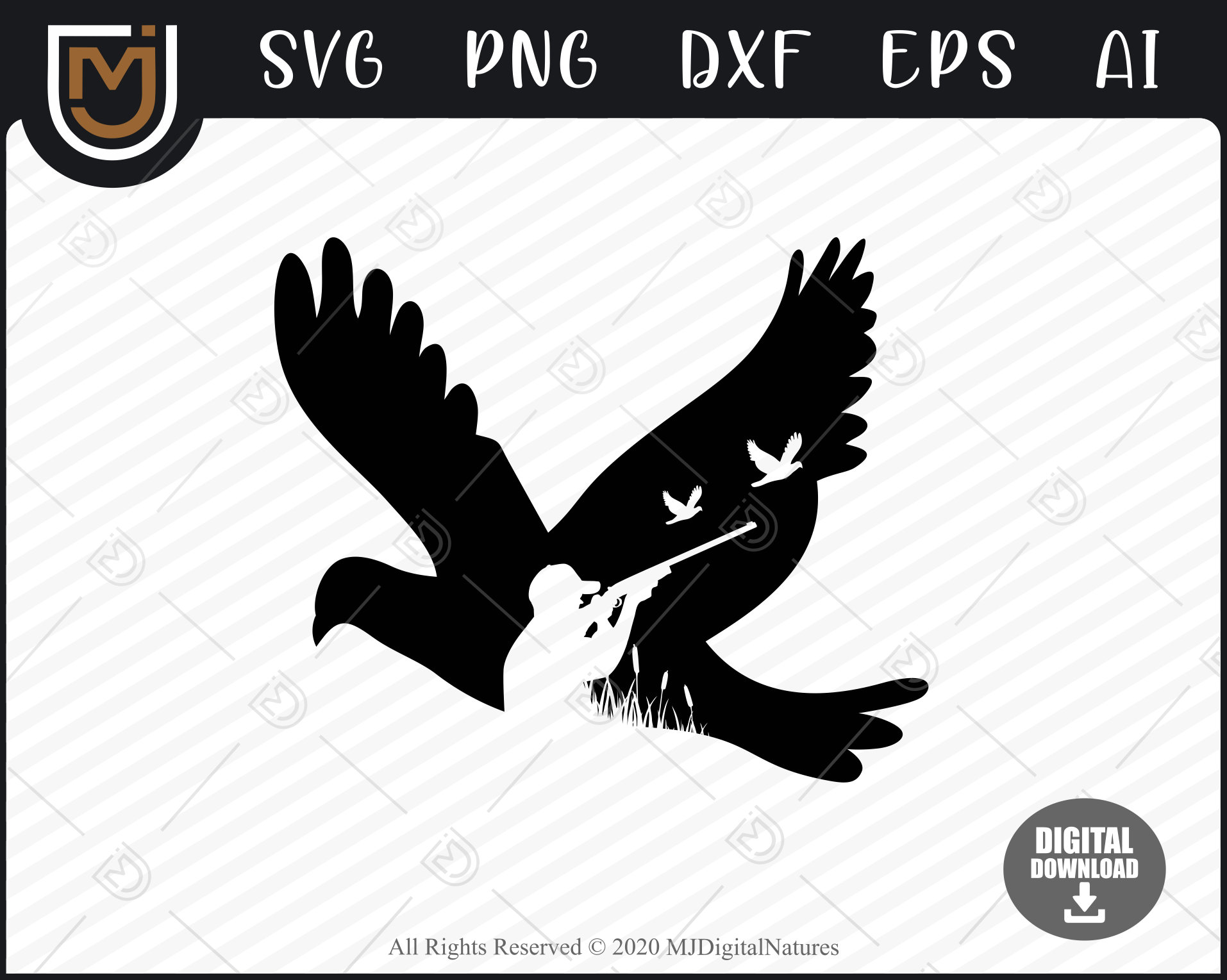 Hunter Dove Clipart - Dove SVG, Dove Hunting Svg, Dove Cut File, Bird ...