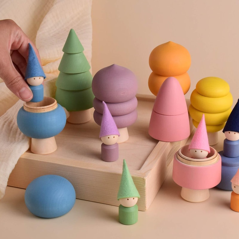 Wooden Tree Toy - Etsy