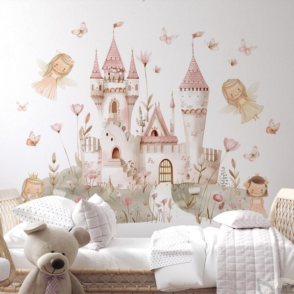 Castle Wall Decal - Etsy