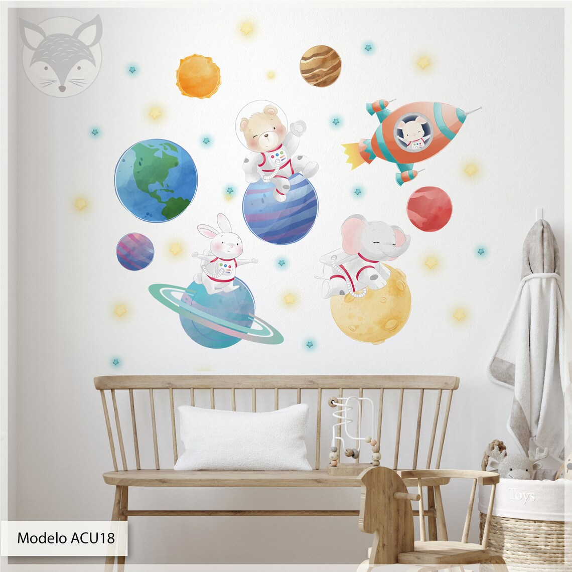Space Wall Decal Galaxy Wallpaper Space Wallpaper Planets - Etsy