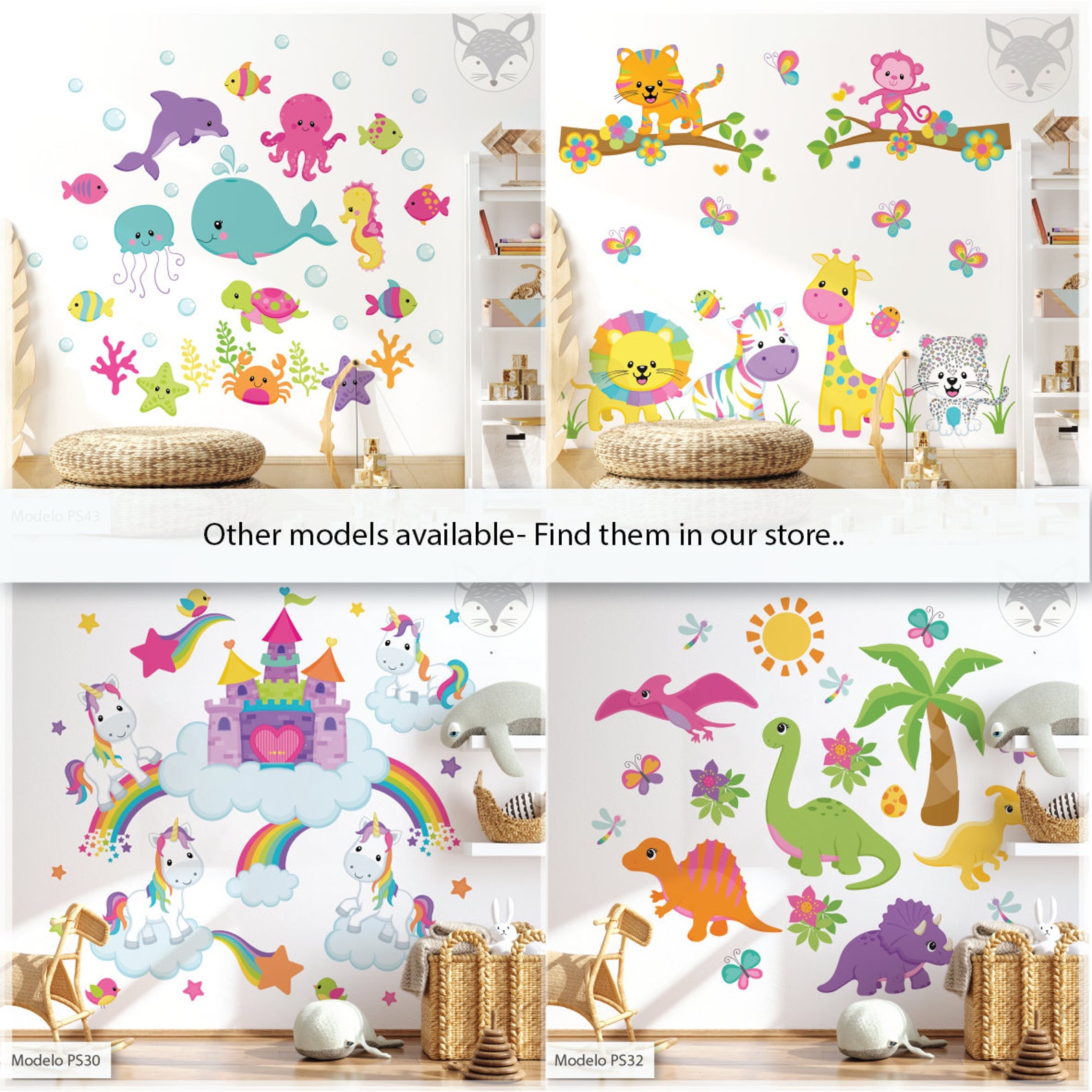 Rainbow Wall Decal Watercolor Alphabet Rainbow Alphabet - Etsy