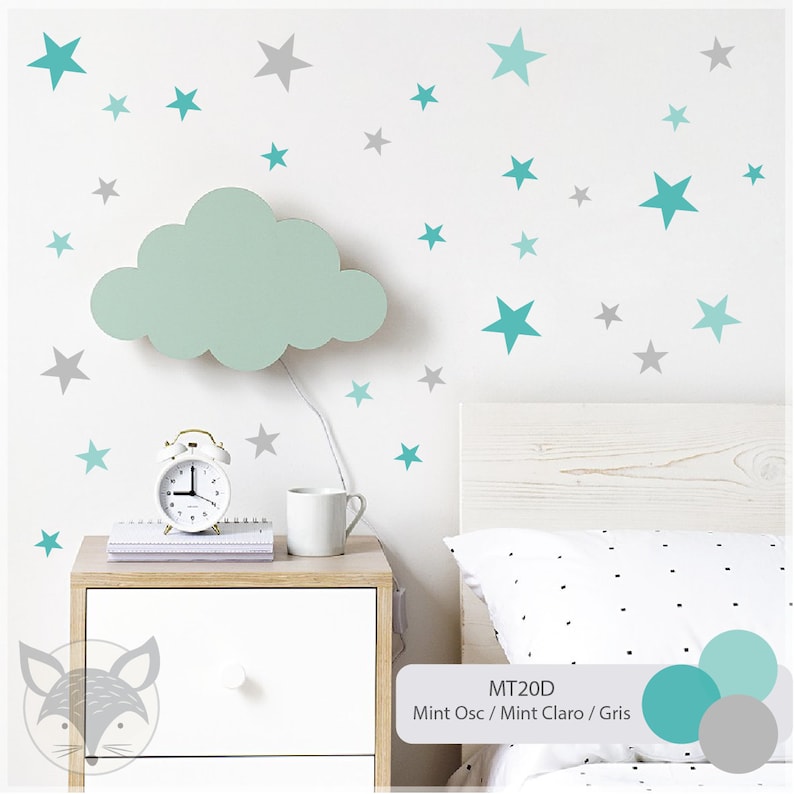 Stars Wall Decal Stars Wallpaper Ensemble Stars Star - Etsy