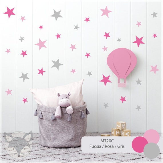 Stars Wall Decal Stars Wallpaper Ensemble Stars Star | Etsy