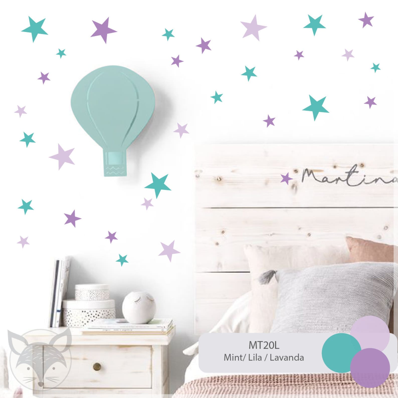 Stars Wall Decal Stars Wallpaper Ensemble Stars Star | Etsy