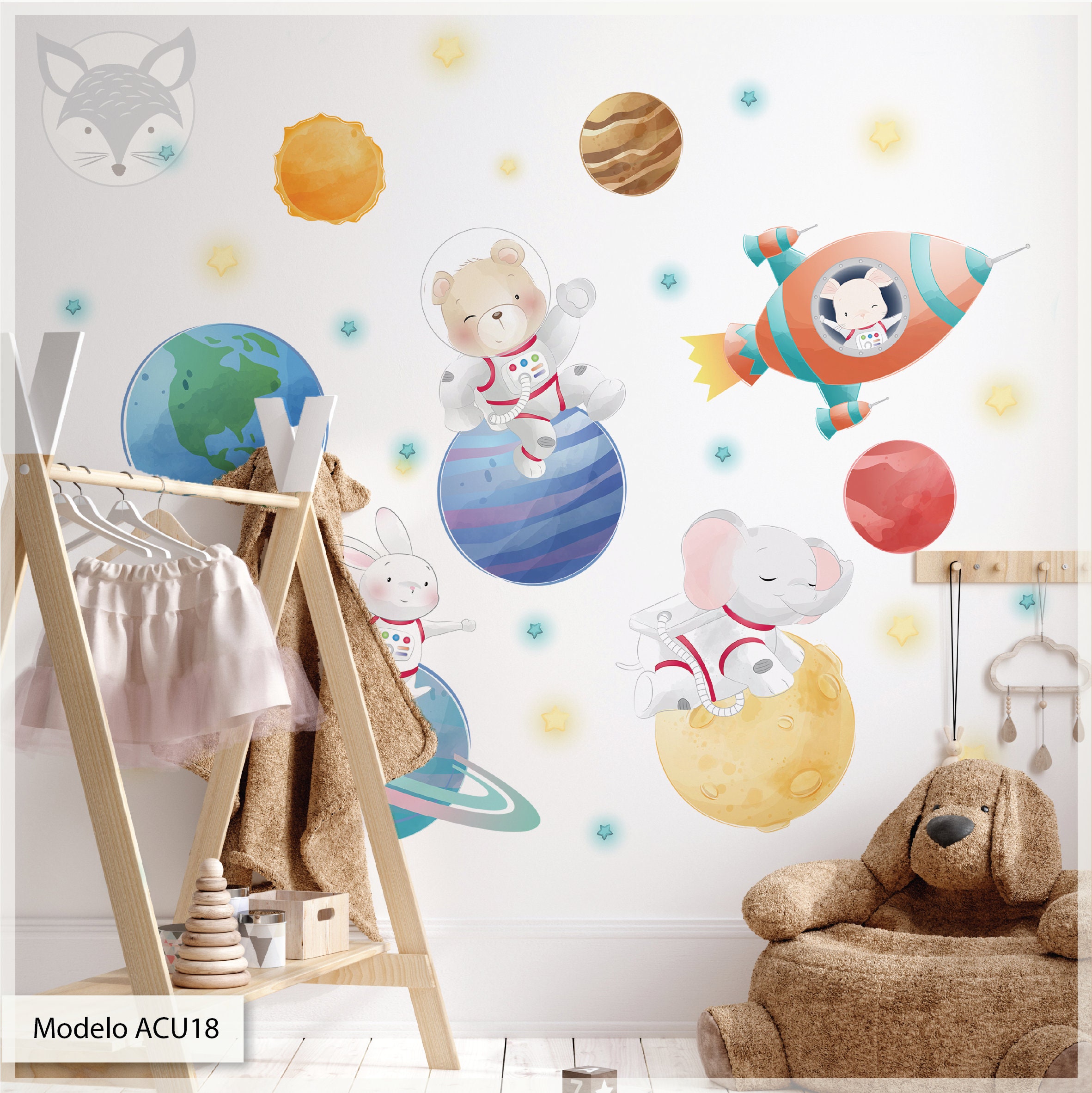 Space Wall Decal Galaxy Wallpaper Space Wallpaper Planets - Etsy