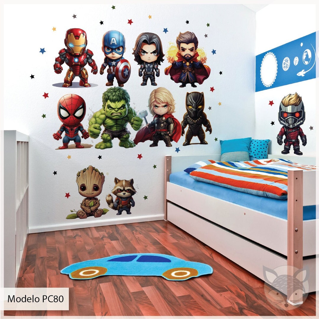 Superhero Wall Decal, Marvel Champions, Guardians of the Galaxy 2 ...