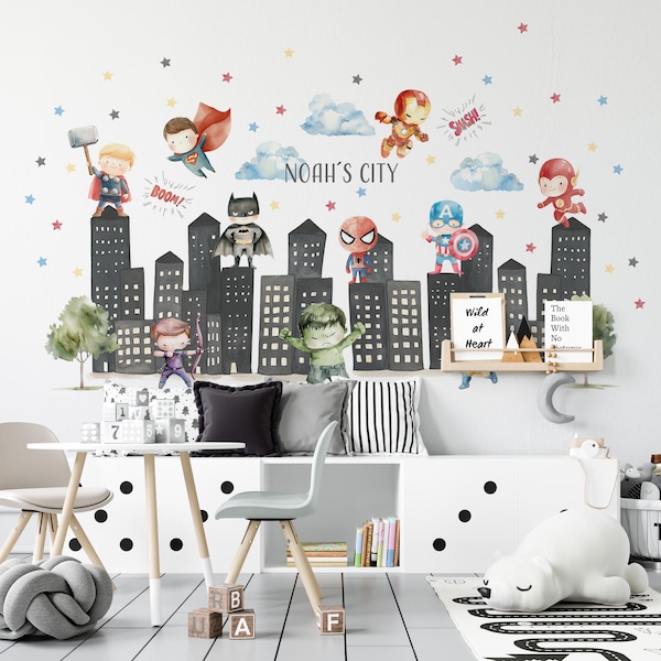 Dc Hero Room Decor - Etsy UK