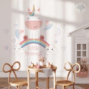 Unicorn Wall Decal, Unicorn Wall Sticker, Unicorn Wall Decor, Unicorn ...