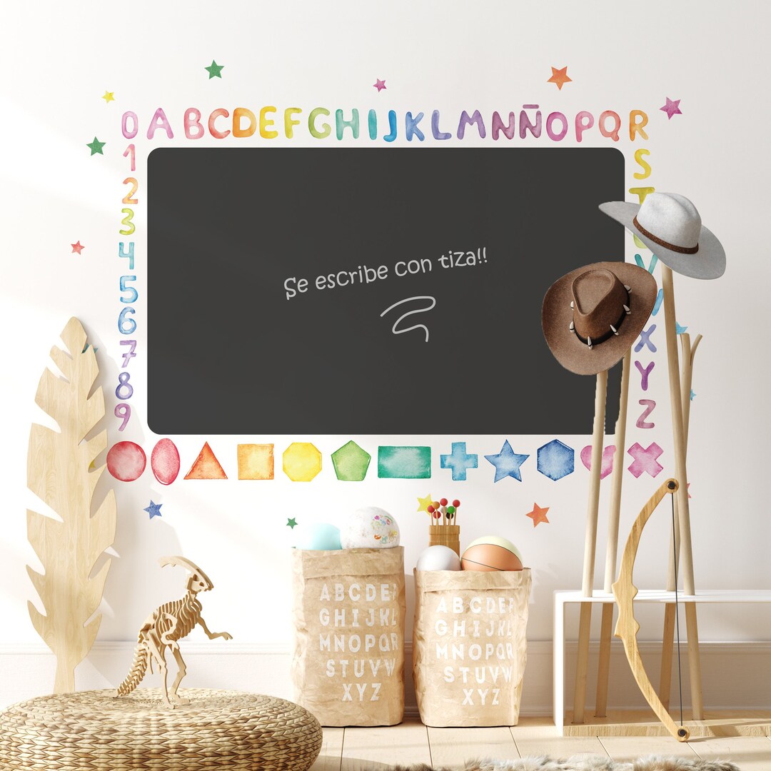 Montessori Chalkboard, Chalkboard Decal, Montessori Materials ...