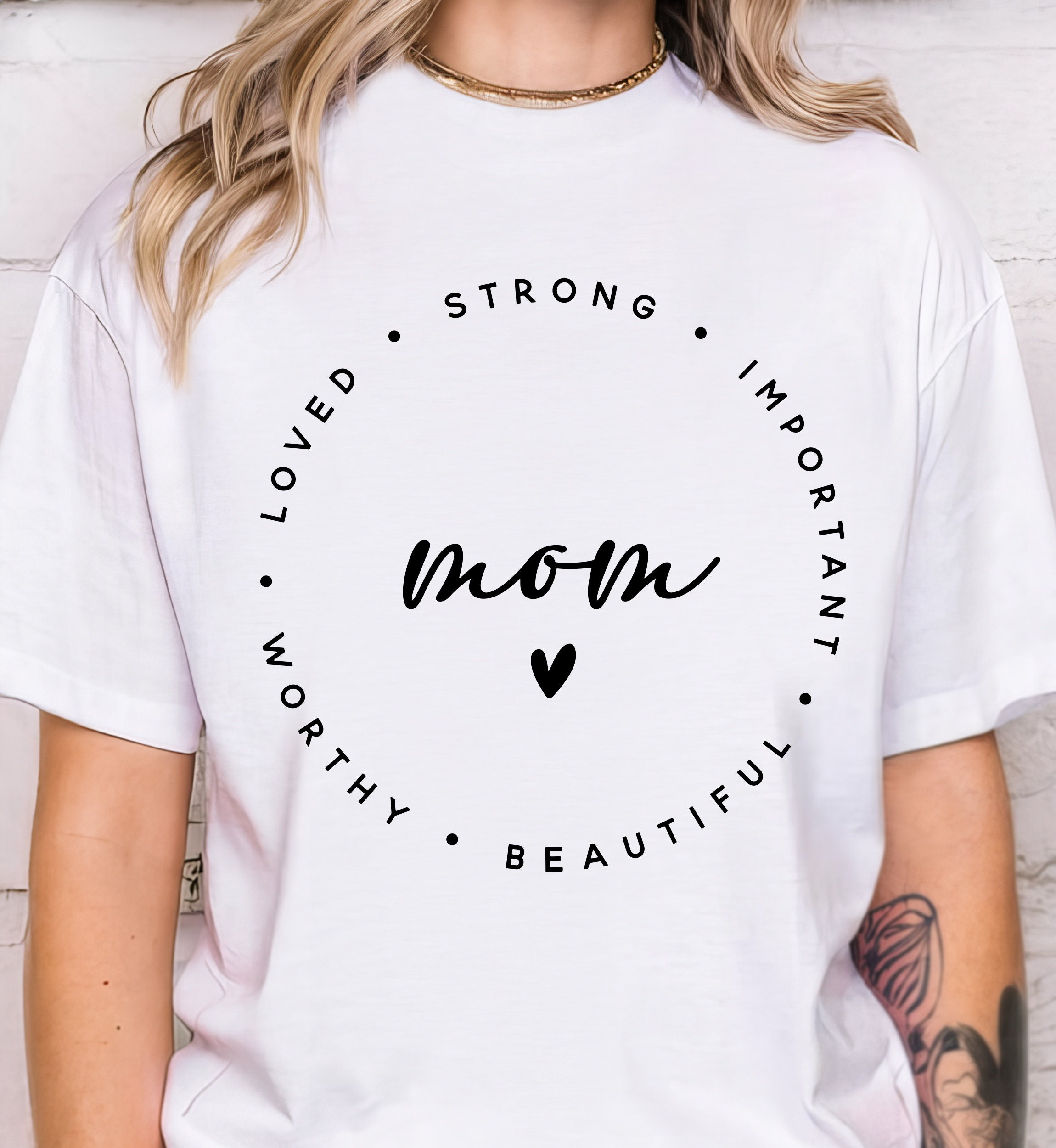 Lovely Mom Shirt, New Mom Gift, Inspirational T-shirt, Mother's Day Gift, Cute Graphic Top ...