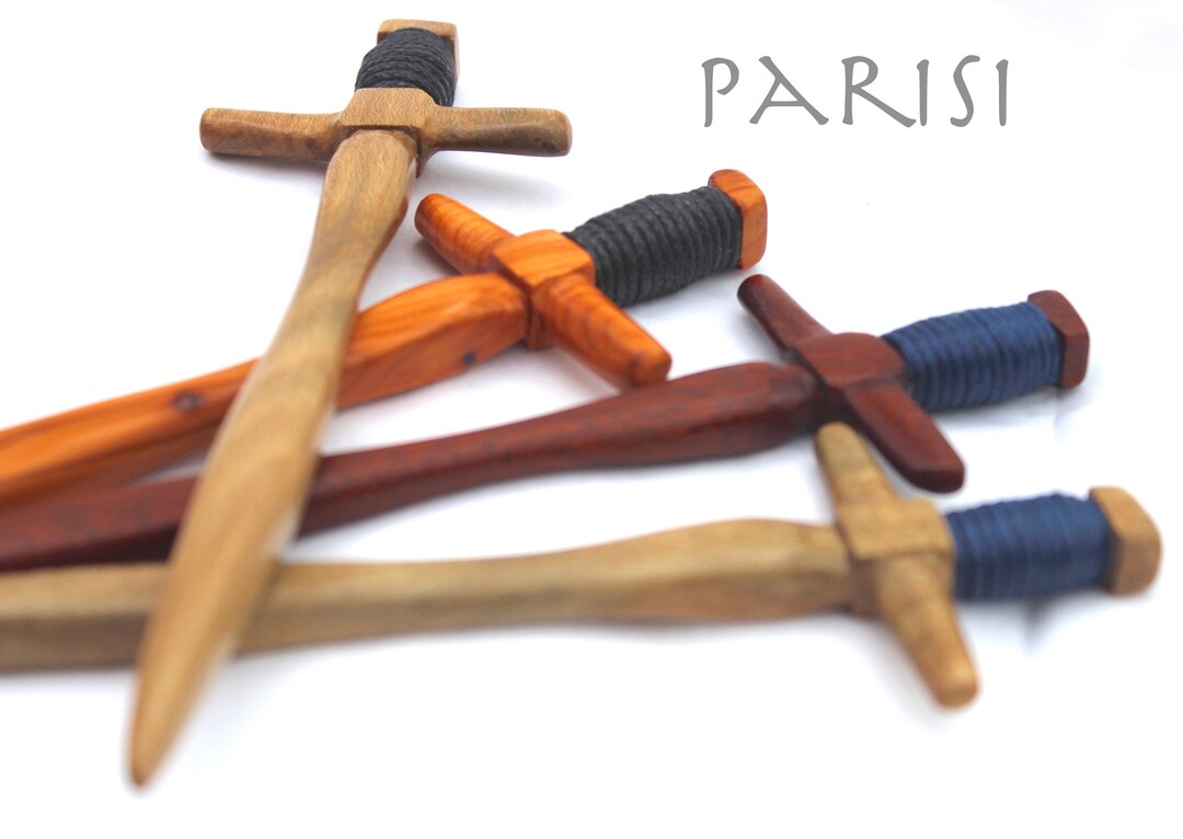 Sword Hair Stick - LARP Clothing - Wooden Hair Clip - Etsy