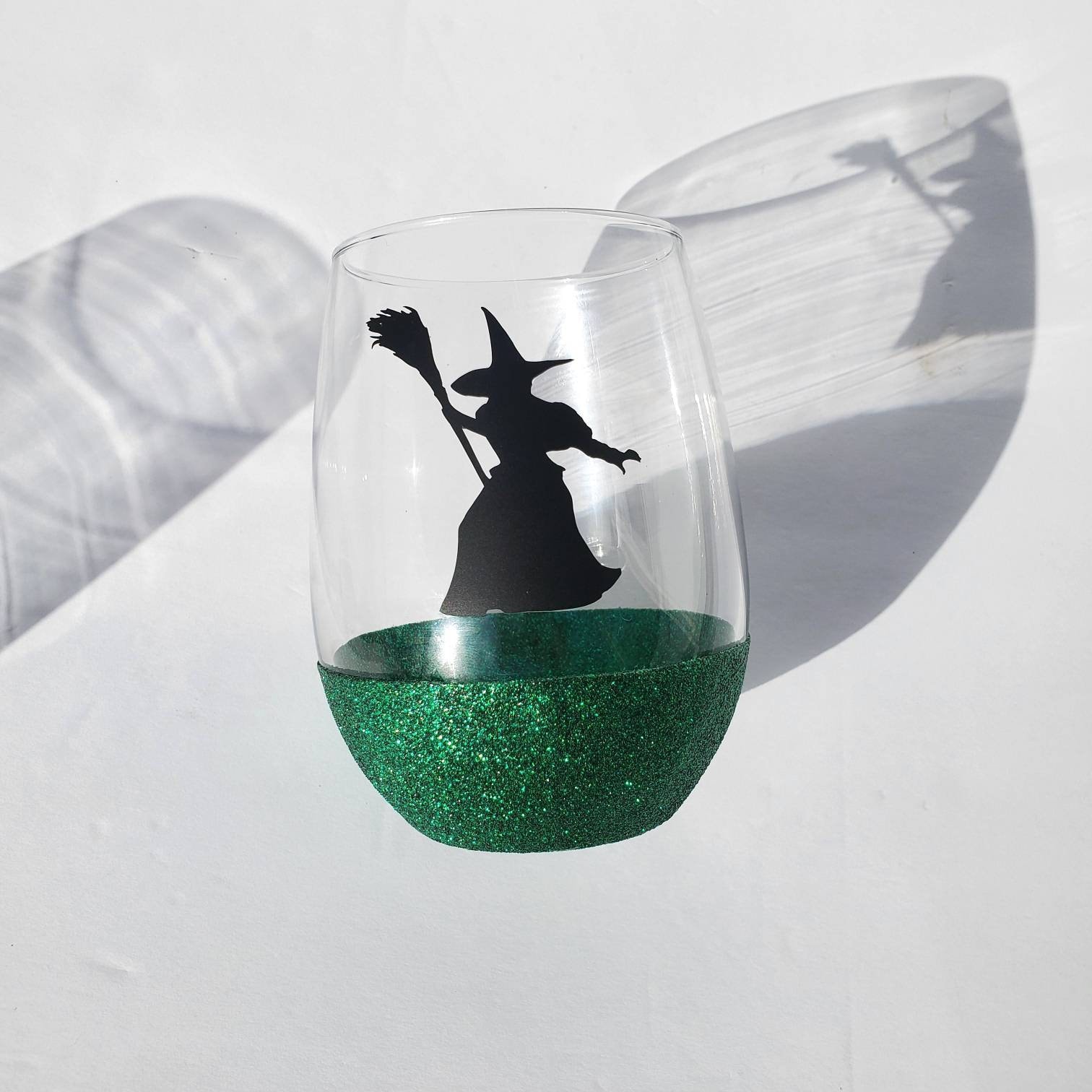 Wizard of Oz theme glass wicked witch glass Dorothy theme | Etsy