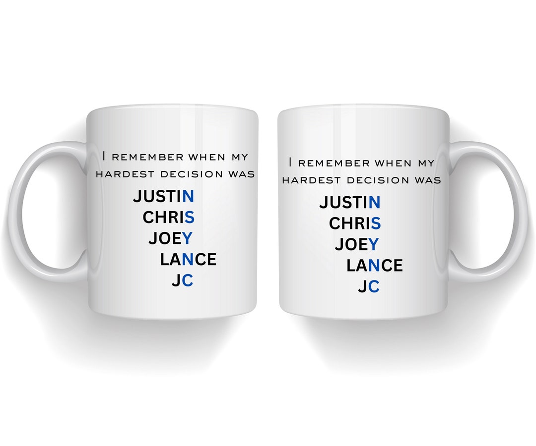 Pop Boy Band Mug, Sync Mug, Boy Band Fan, 90's Mug, Music Mug - Etsy