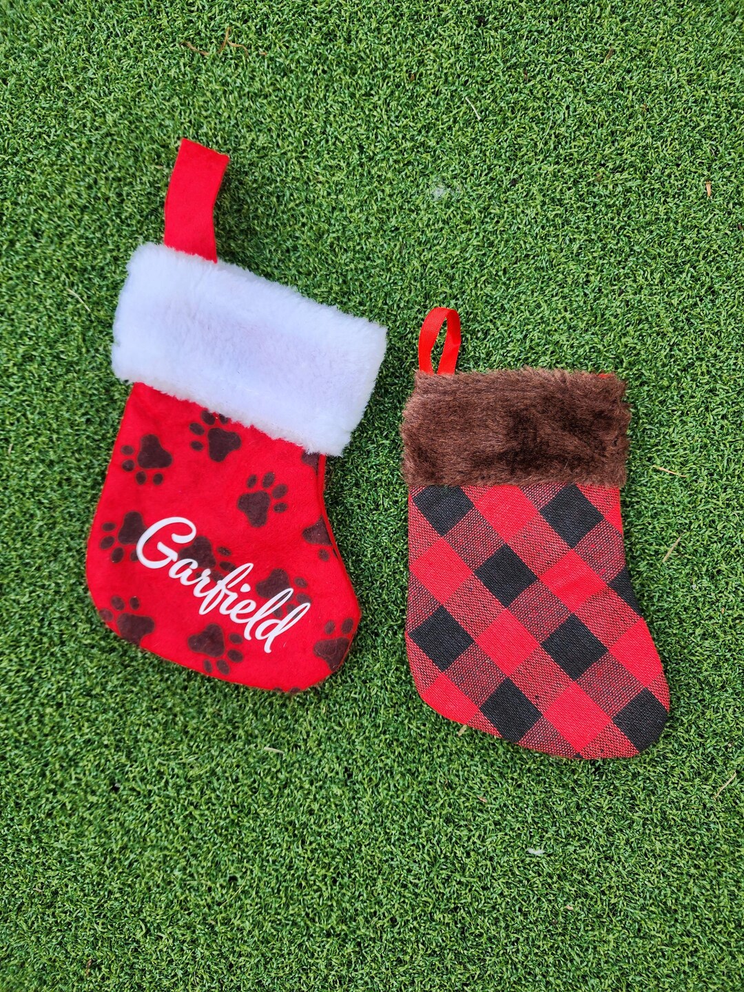 Pet Stocking, Mini Pet Stocking, Christmas Stocking, 6in Tall Stocking ...
