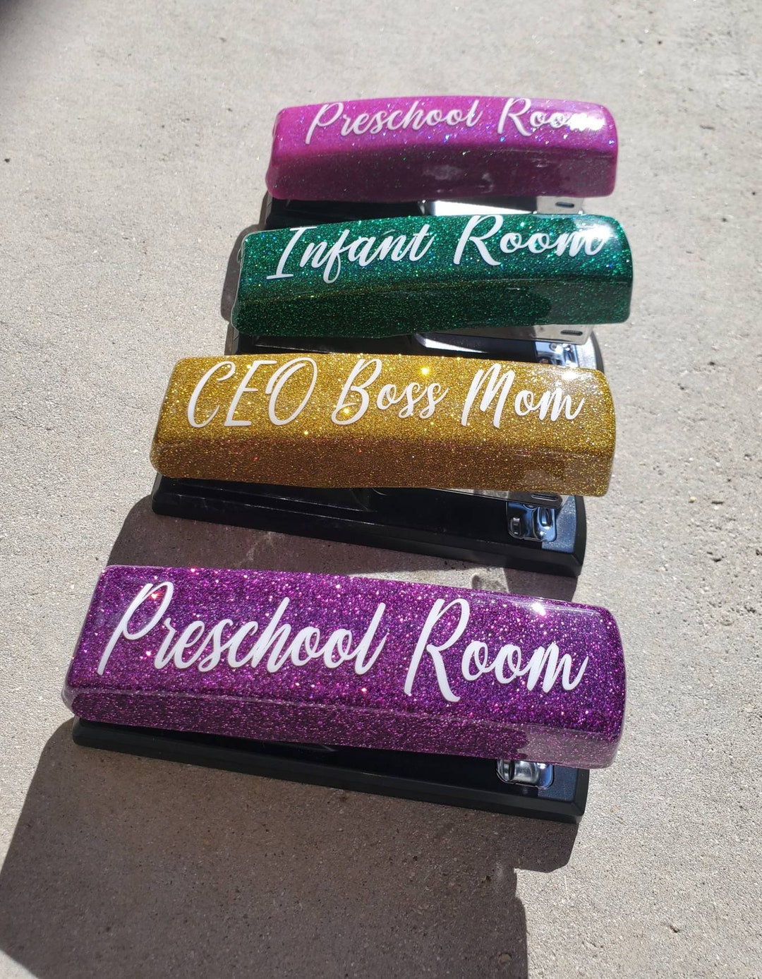 Personalized Stapler, Glitter Stapler, Teacher Appreciation, Back to ...