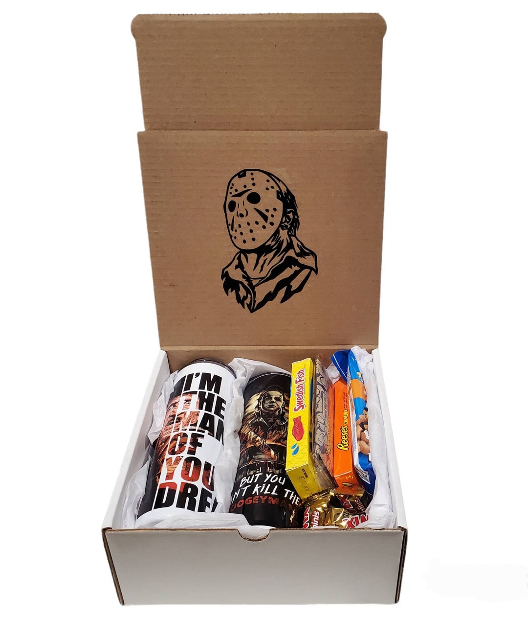 Scary Movie Gift Set, Movie Night, Scary Movie Tumblers, Michael Myers ...