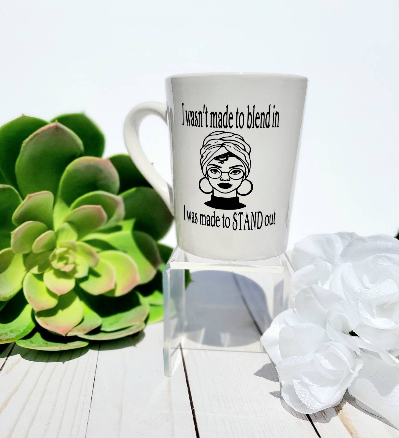 Girl power mug black girl magic strong women mug white mug | Etsy