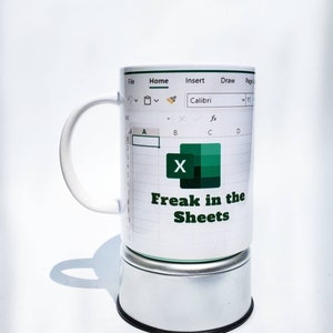 Excel Mug, Office Mug, Coffee Mug, Finance Mug, Gag Gifts, Funny Mug ...