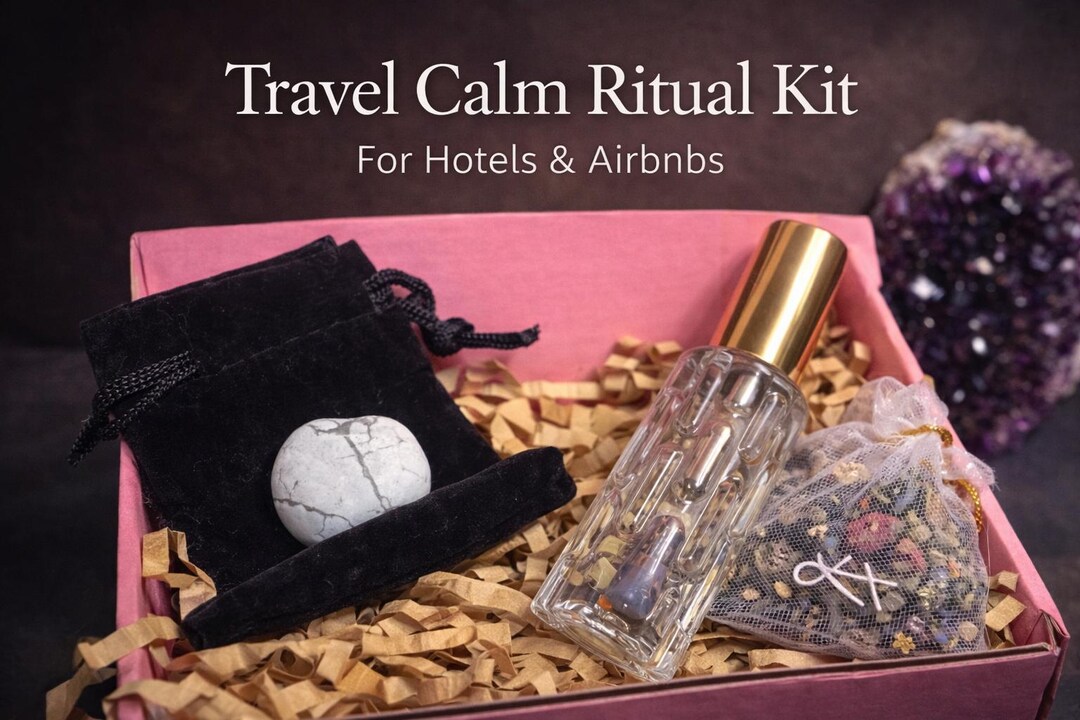 Travel Calm Ritual Kit – Self Care Set for Hotels & Airbnbs - Etsy