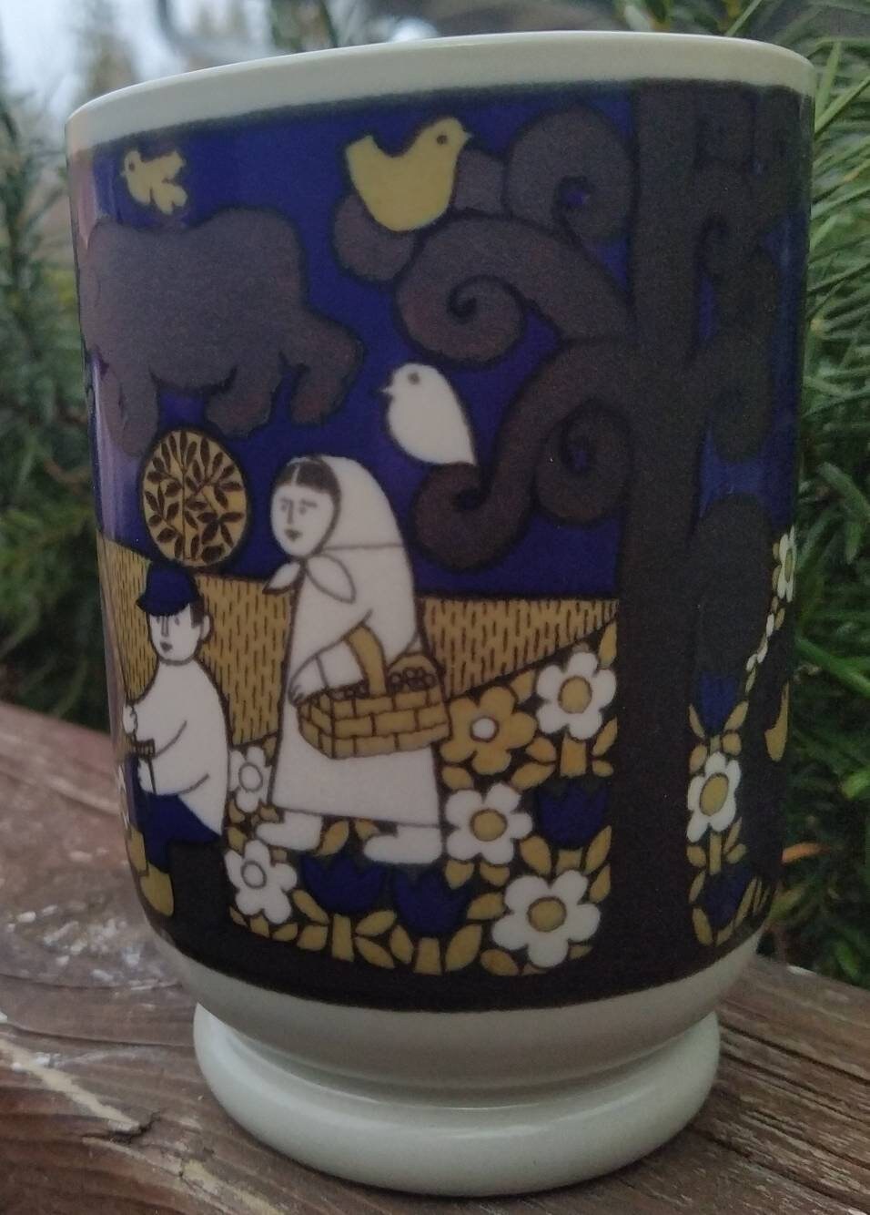 Arabia Kalevala Fishing Big Beer Mug Raija Uosikkinen Arabia Finland - Etsy