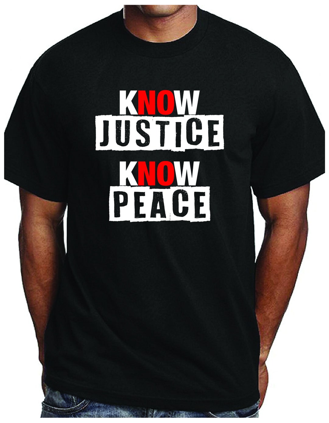 Know JUSTICE Know PEACE - Etsy