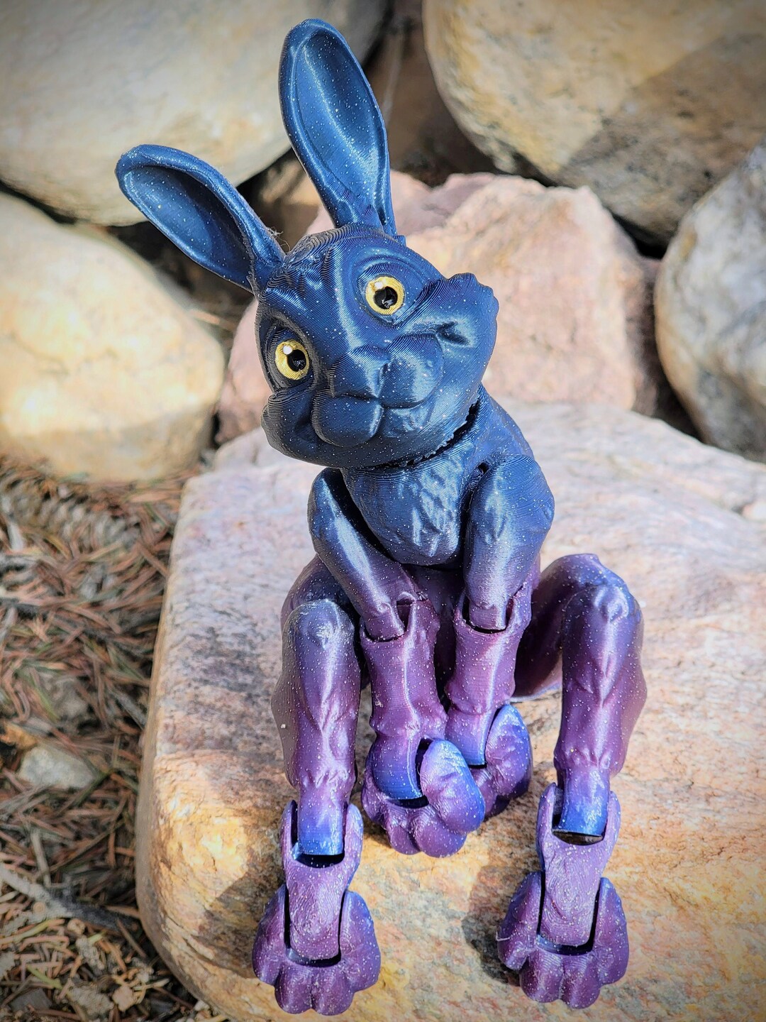 Articulated Bunny Fidget Toy, Desk Fidget Toy, Sensory Toys Adult, ADHD ...