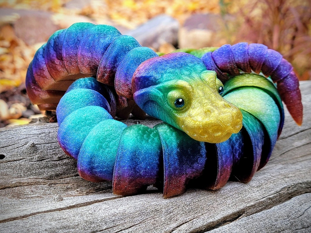 Articulated Ball Python Fidget Toy, Desk Fidget Toy, Sensory Toys Adult ...