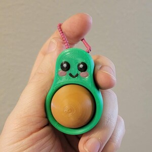 Avocado Clicker, Keyboard Fidget, Keychain Clicker, Cute Avocado Fidget ...