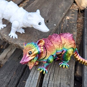 Cute Opossum Flexi Toy, Desk Fidget Toy, Sensory Toys Adult, ADHD ...