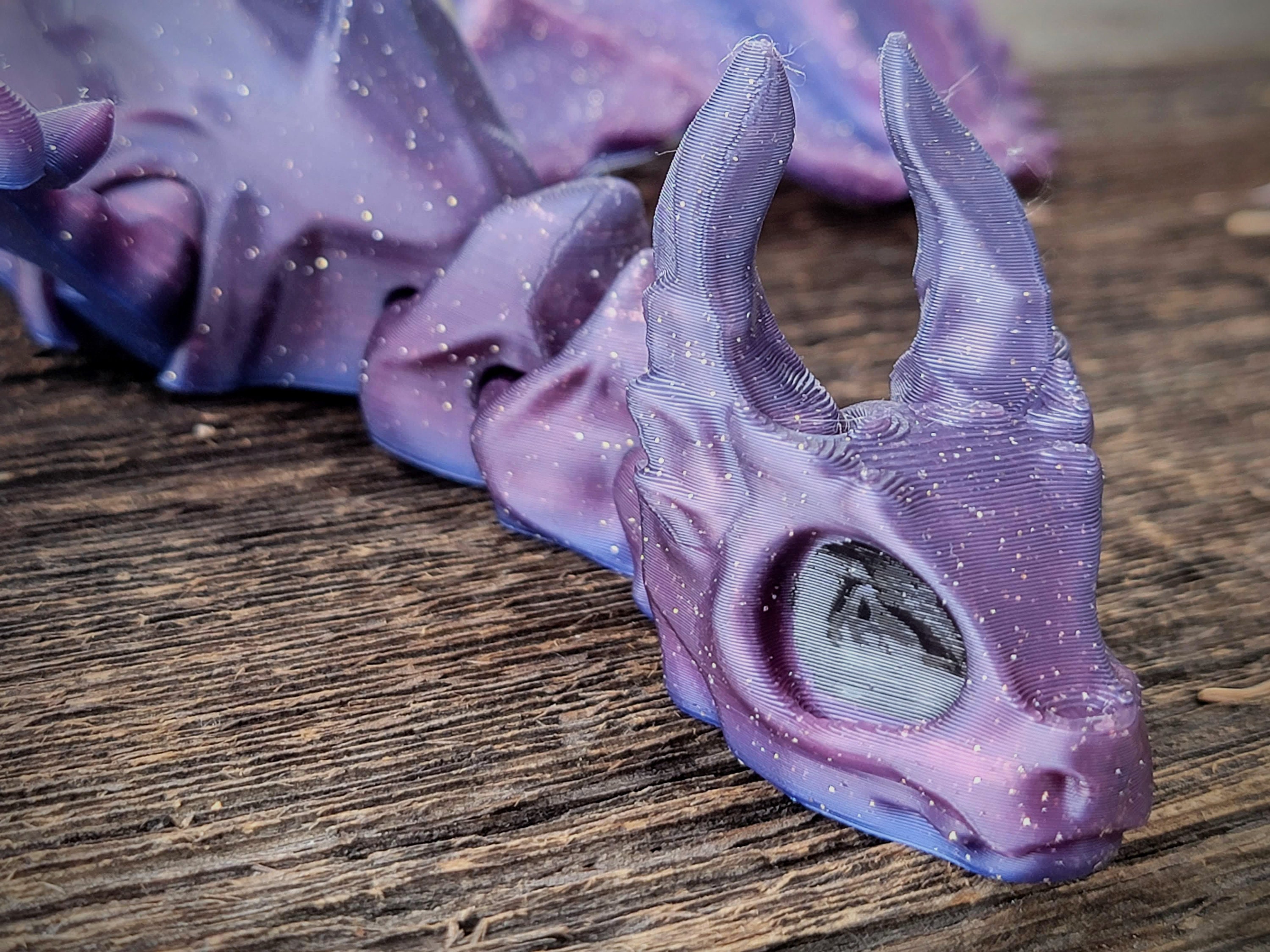 Articulated Skeleton Dragon Fidget Toy Sensory Bone Dragon - Etsy