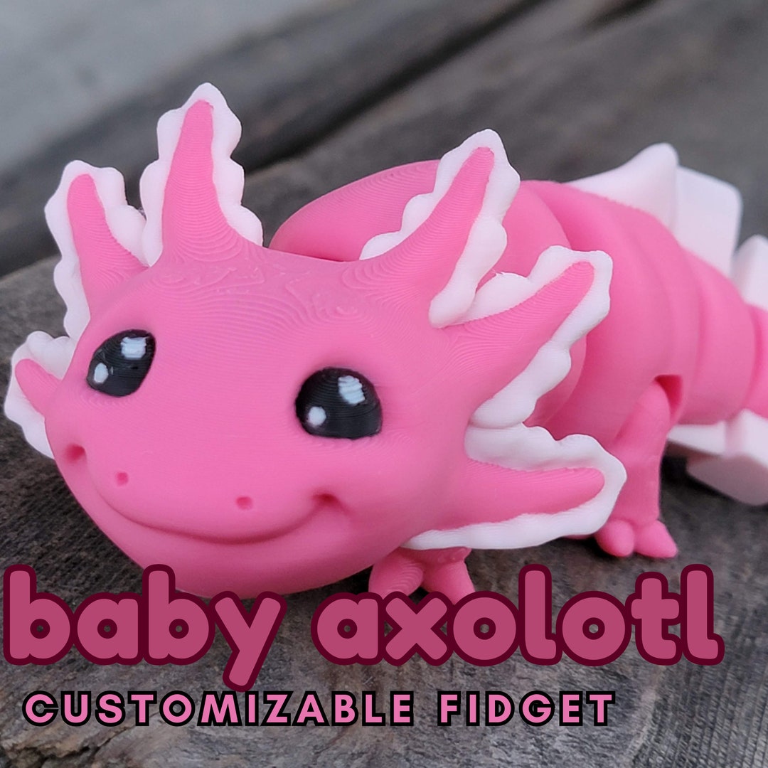 Baby Axolotl Fidget Toy, Desk Fidget Toy, Sensory Toys Adult, ADHD ...
