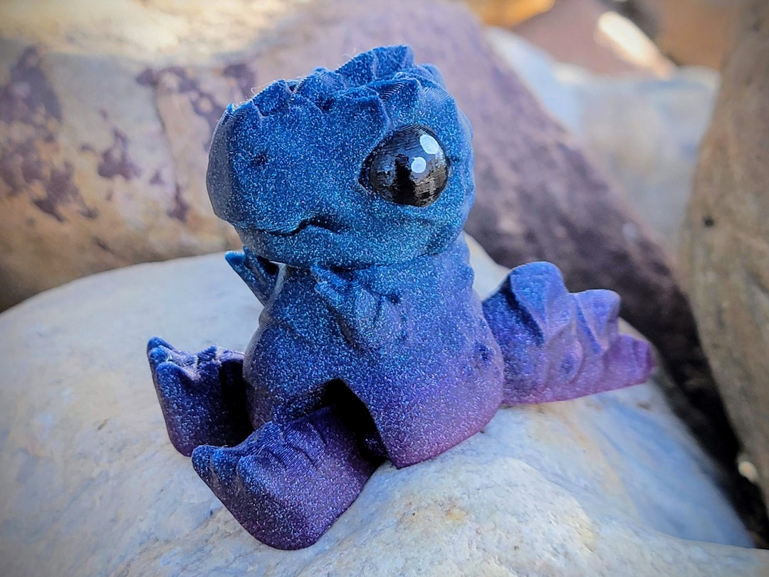 Flexi T-rex, Cute 3D Printed Dinosaur Toy, Custom Dinosaur Figurine ...