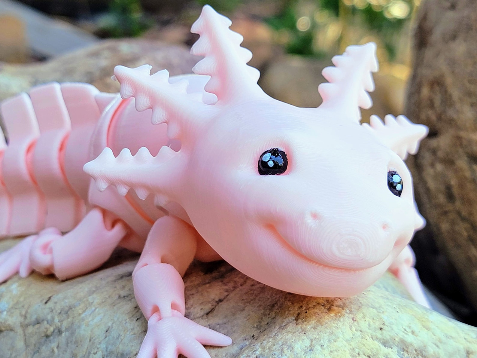 Articulated Axolotl Fidget Toy Desk Fidget Toy Sensory Toys - Etsy