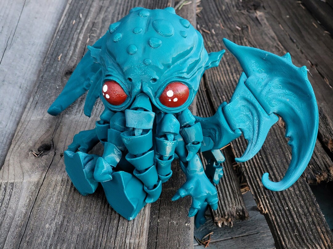 Cthulhu Flexi Toy, Desk Fidget Toy, Sensory Toys Adult, ADHD Fidget ...
