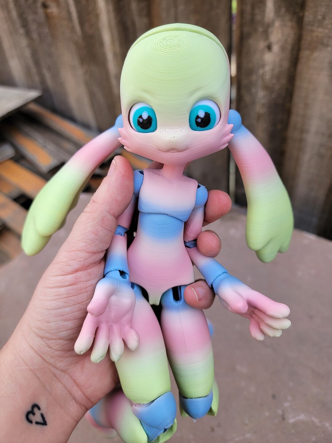 Kabbit BJD, Finished Product, Articulated Bunny Ball-jointed Doll - Etsy