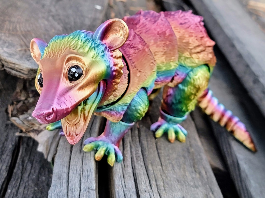 Cute Opossum Flexi Toy, Desk Fidget Toy, Sensory Toys Adult, ADHD ...