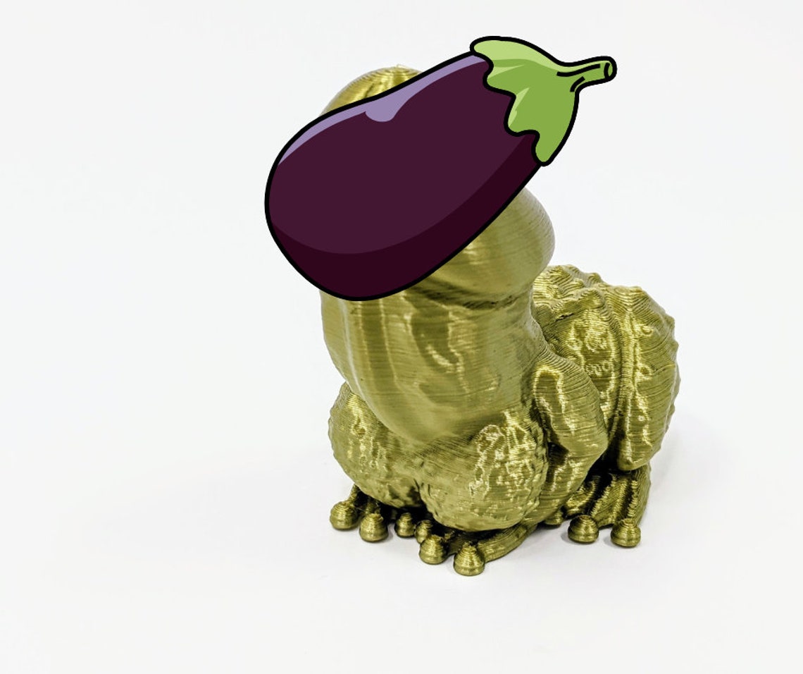 Dicky Frog Chode Toad NSFW Gag Gift 3D Printed Bachelorette | Etsy