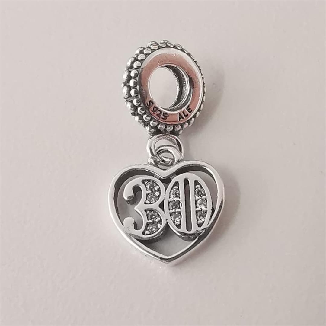 Pandora 30th Celebration Years of Love Anniversary Birthday Charm - Etsy
