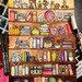 A4 Witchy Halloween Bookshelf Watercolour Print - Etsy