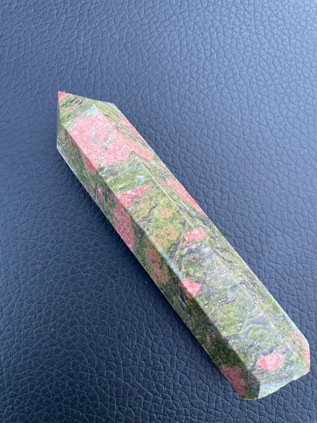 Unakite Polished Tower - Etsy