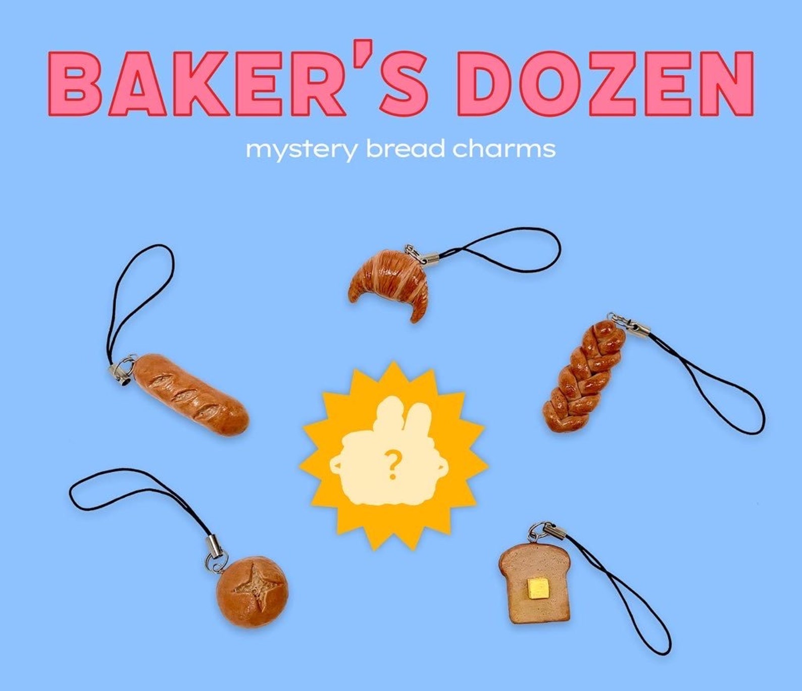 Mystery Bread Charms - Etsy
