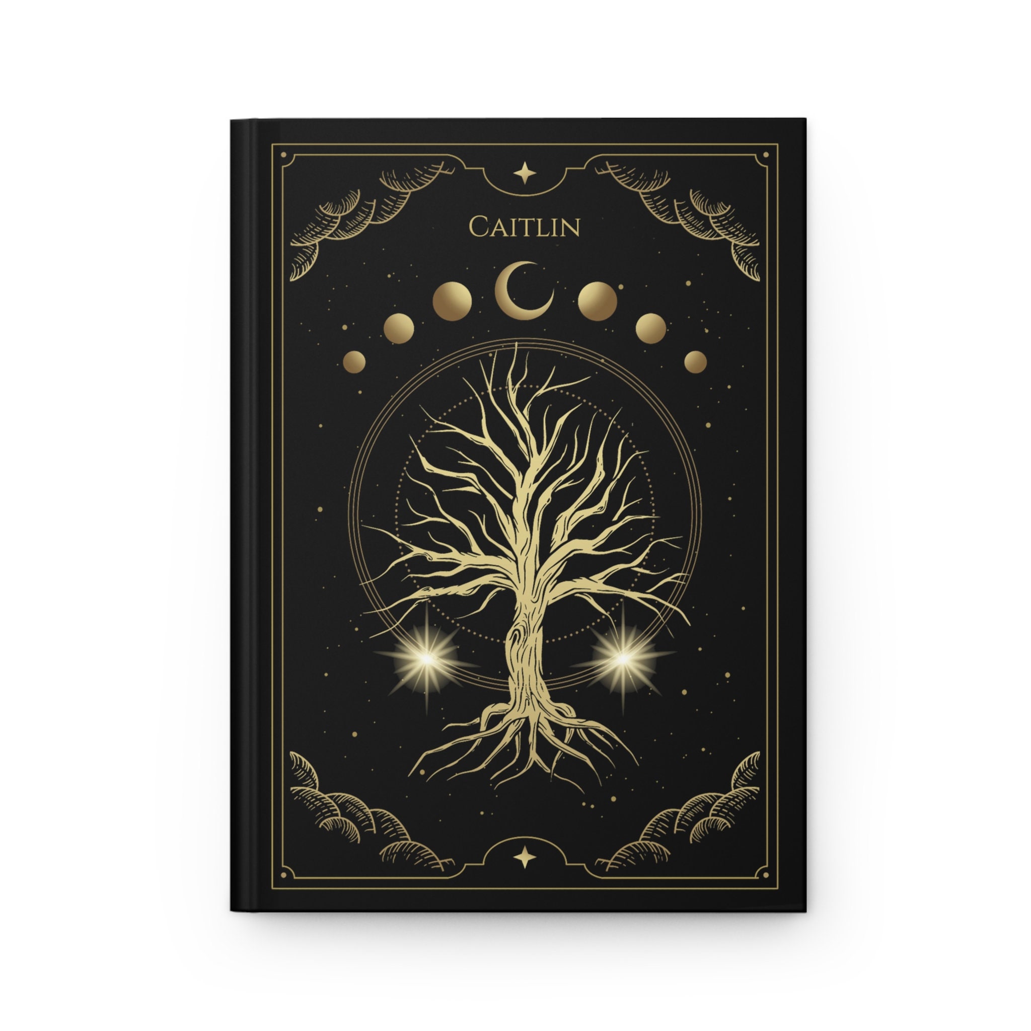Personalized Tree of Life Journal | Celestial Moon Phase Planner - Etsy