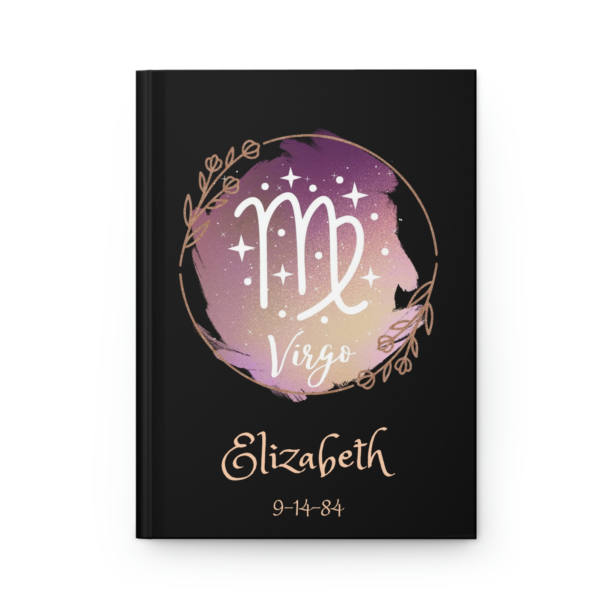 Custom Virgo Journal for Girls and Boys Personalized Virgo Notebook ...