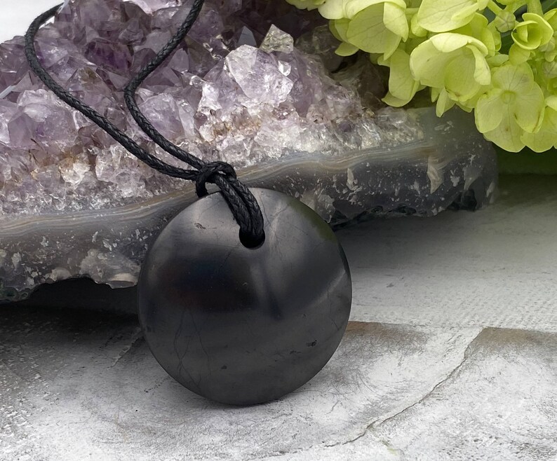 Shungite Pendant Emf Protection Empath Protection Shungite - Etsy