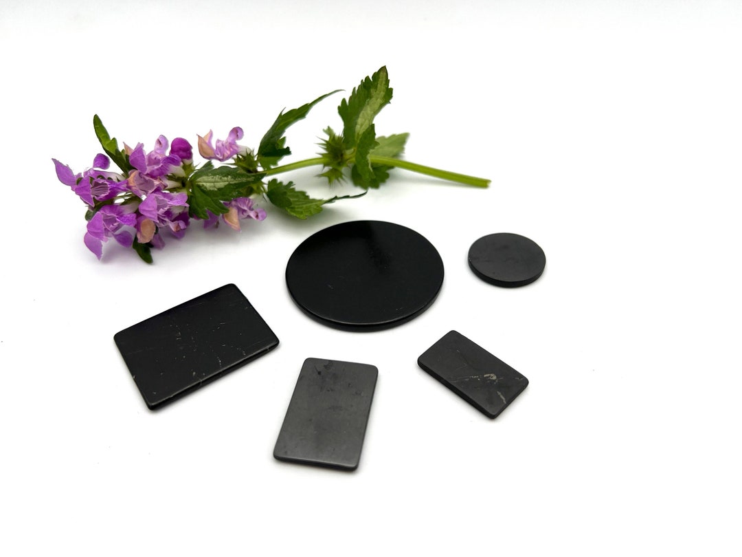 Shungite Phone Plate: EMF Protection Sticker - Etsy