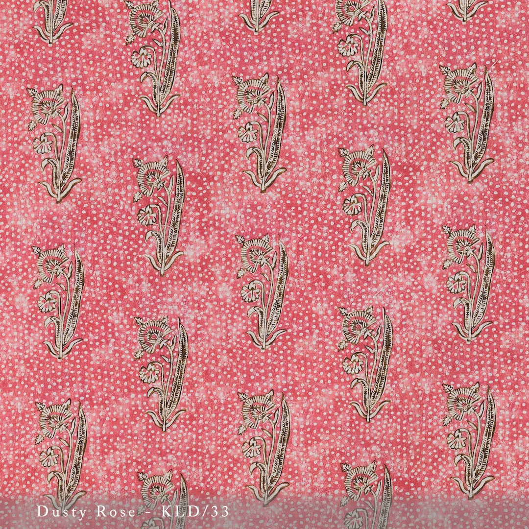 Lisa Fine Textiles Kalindi Design. Printed Onto 100% Linen. Dainty ...