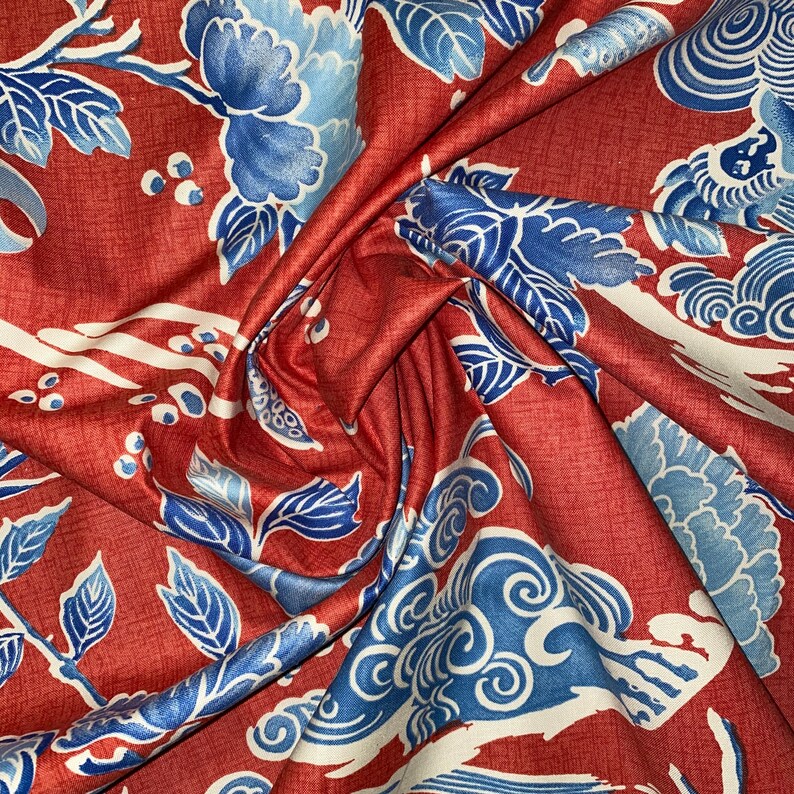 Brunschwig & Fils Shishi Poppy Fabric Sold by the Meter - Etsy